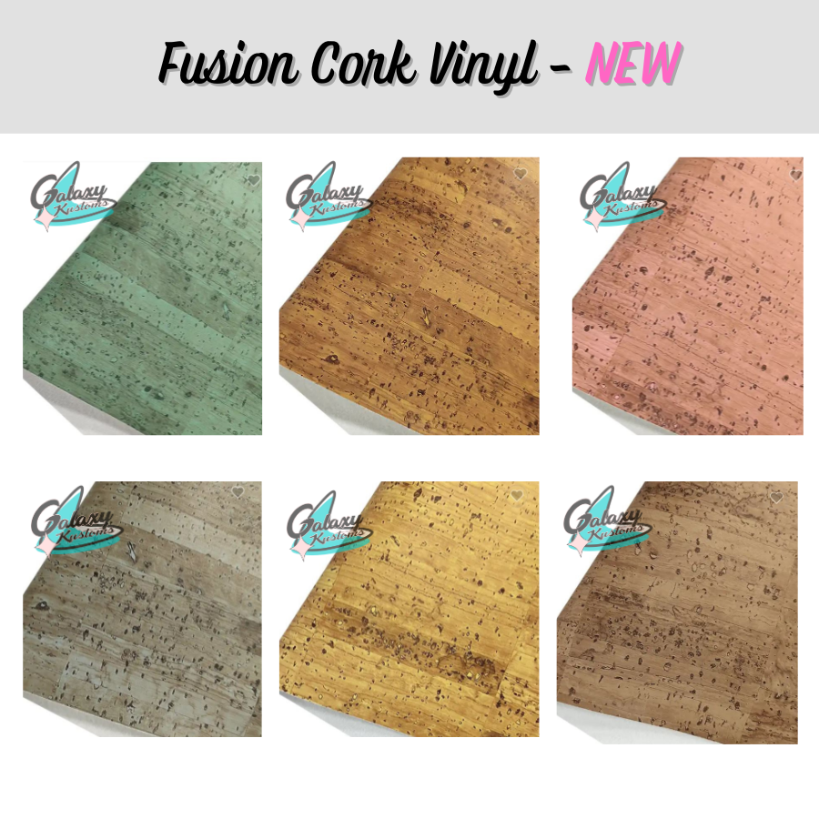 Fusion Cork Vinyl - 0.8mm - 18 x 54" Roll – Galaxy Kustoms