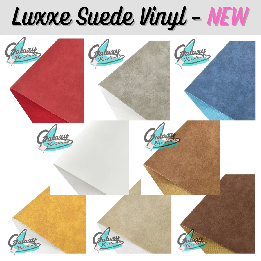 Luxxe Suede Vinyl Collection - 0.7mm – Galaxy Kustoms